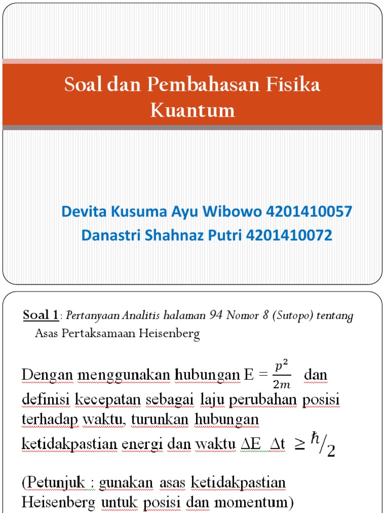 Fisika Kuantum | PDF