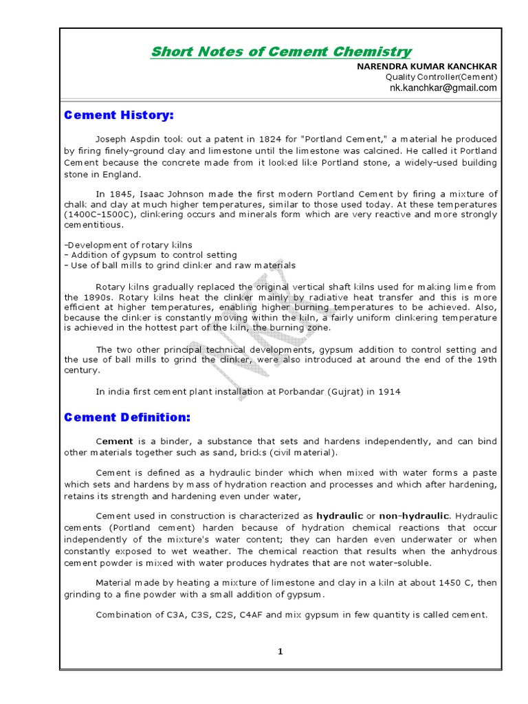 Cement Testing PDF | Cement | Mortar (Masonry)