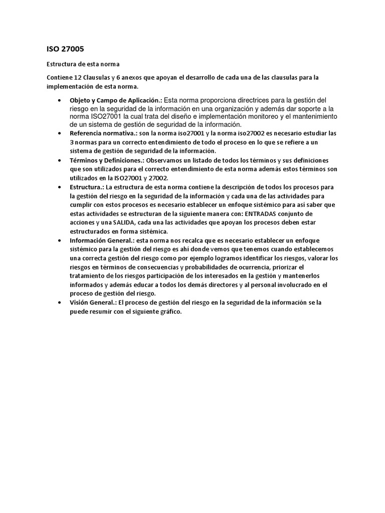 Iso 27005 | PDF | Seguridad de información | Información