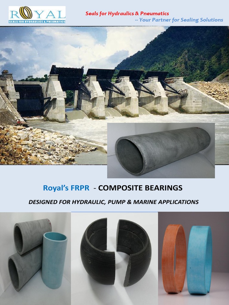 Composite Bearing - For Pumps, Cylinders, Marine Royal | PDF | Bearing ...