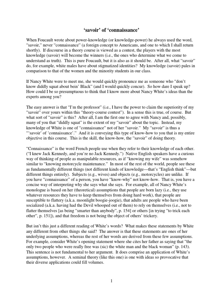 Texto en idioma frances | Discourse | Theory | Free 30-day Trial | Scribd