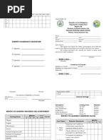 Deped Form 138-e Report Card Grades 4 to 6 Blank