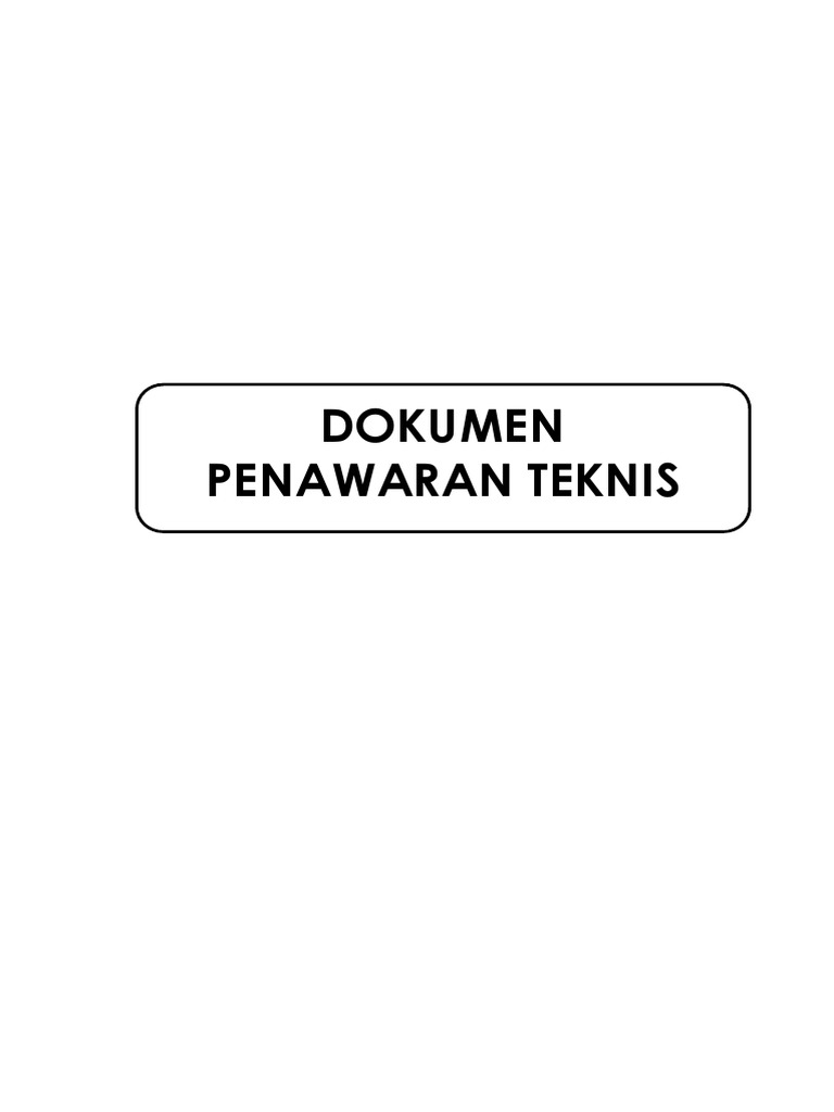 Cover Teknis | PDF | Technology & Engineering