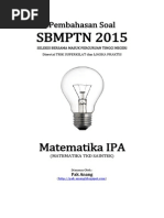 Soal SBMPTN 2014 TKPA Matematika Dasar Dan Pembahasan Kode 652 | PDF