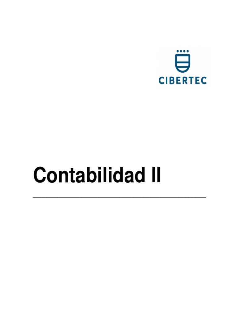 Manual 2015-I 03 Contabilidad II (0048) PDF | PDF | Contabilidad | Bancos