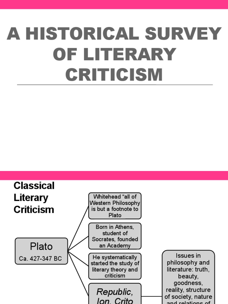 History of Literary Criticism | PDF | Alexander Pope | Poetry