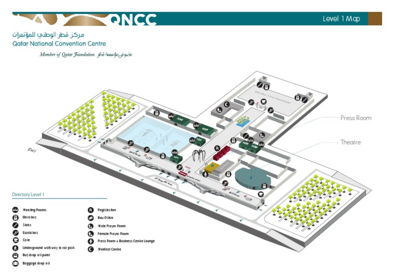 QNCC Level 1 Floor Plan Overview | PDF