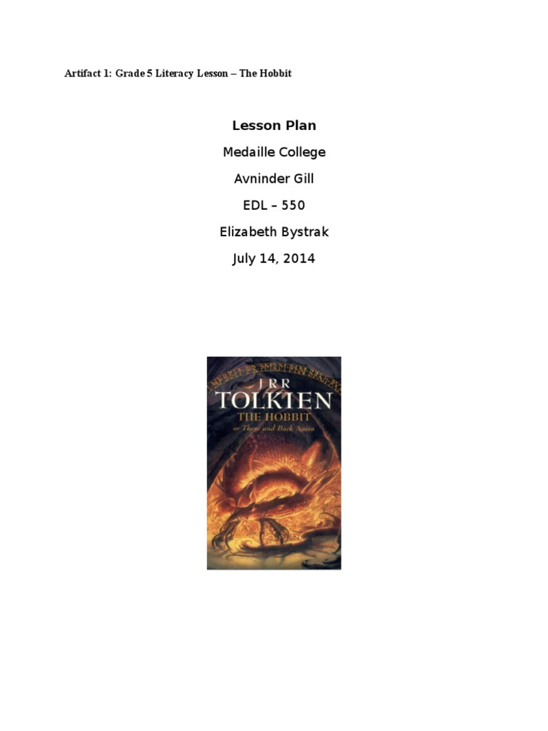 Visualizing Characters in The Hobbit | PDF | Reading Comprehension ...