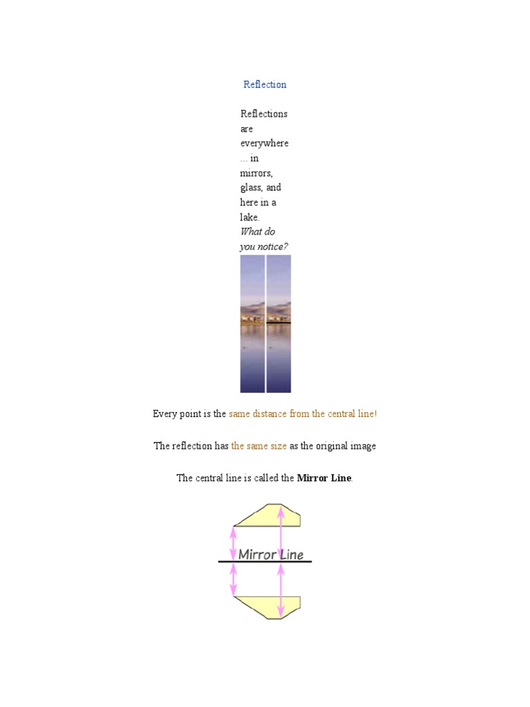 Reflection Basics for Learners | PDF