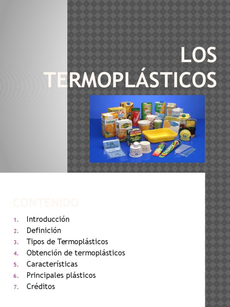 Los Termoplasticos | PDF | El plastico | Termoplástico