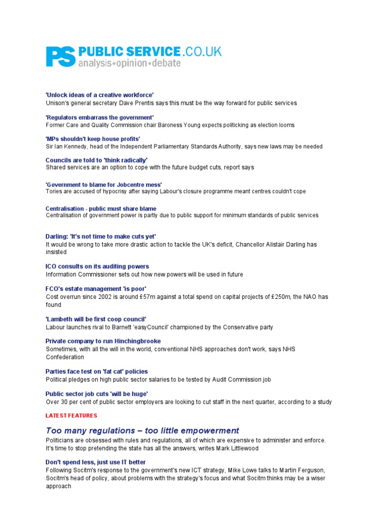 Too Many Regulations - Too Little Empowerment: 'Regulators Embarrass ...