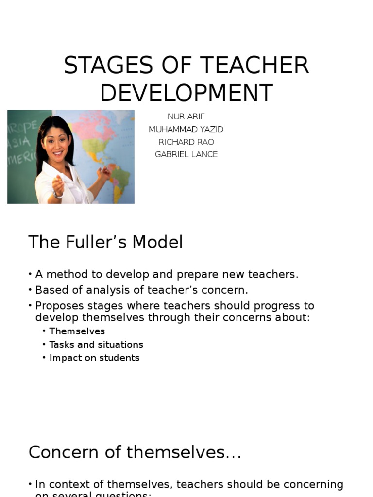 Stages Of Teacher Development PDF Expert Teachers