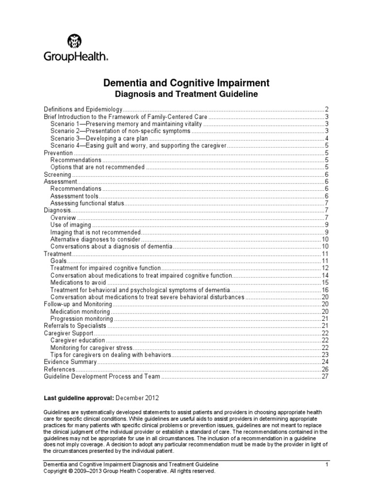 Dementia | PDF | Dementia | Alzheimer's Disease