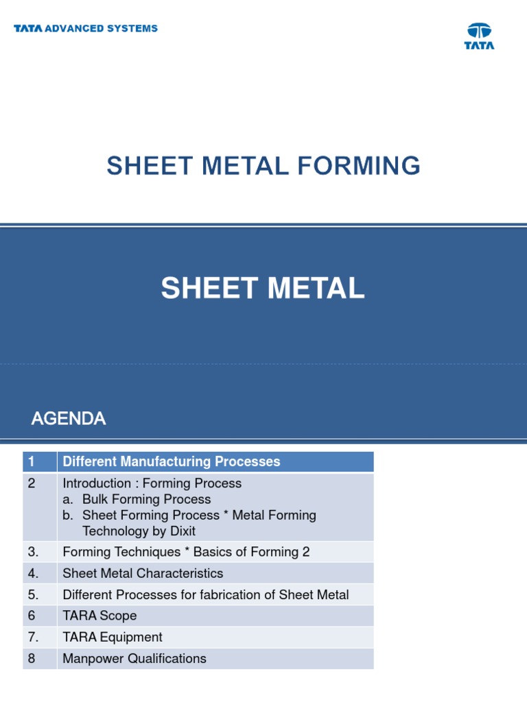 Sheet Metal Forming | PDF | Sheet Metal | Deformation (Engineering)