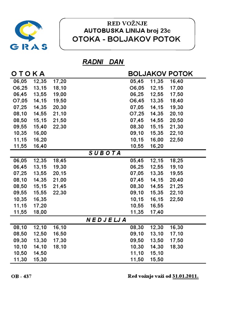 Lin 23c OTOKA - BOLJAKOV POTOK PDF | PDF