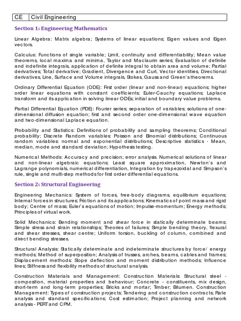 Civil Engineering | PDF | Ordinary Differential Equation | Beam (Structure)