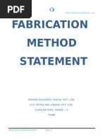Fit-Up and Assembly Procedure Guide | PDF | Metal Fabrication ...