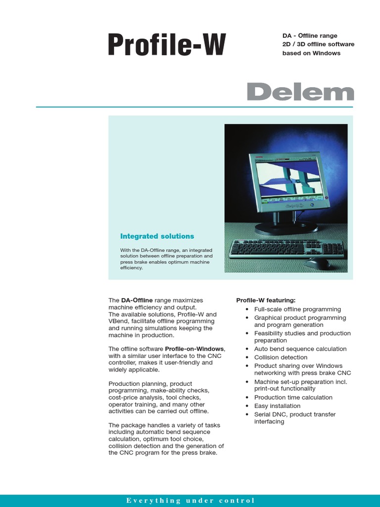 Leaflet Delem Profile-W en | PDF | Computer Programming | 2 D Computer ...