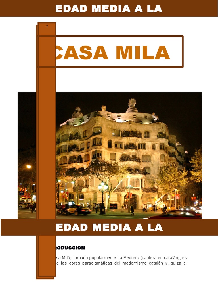 Casa Mila | PDF | Science | Ingeniería
