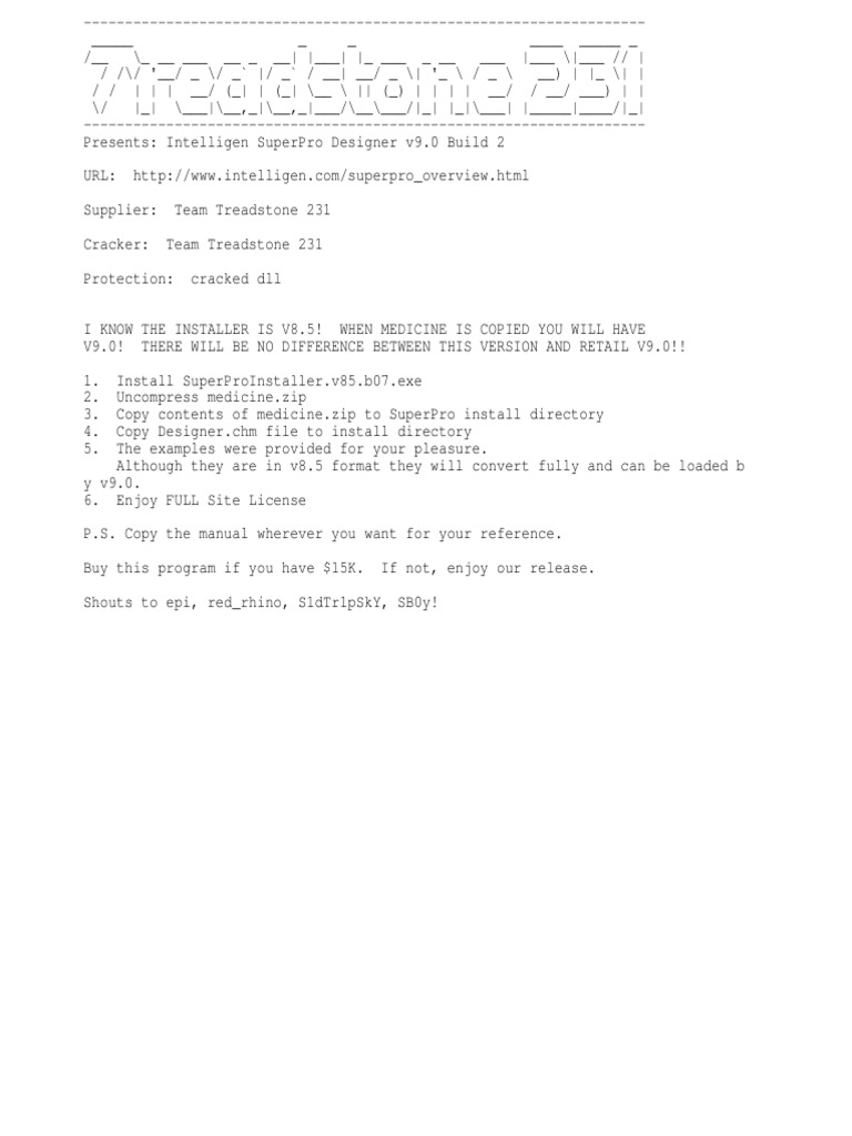 Intelligen SuperPro Designer v9.0 Build 2 Install | PDF | Zip (File ...