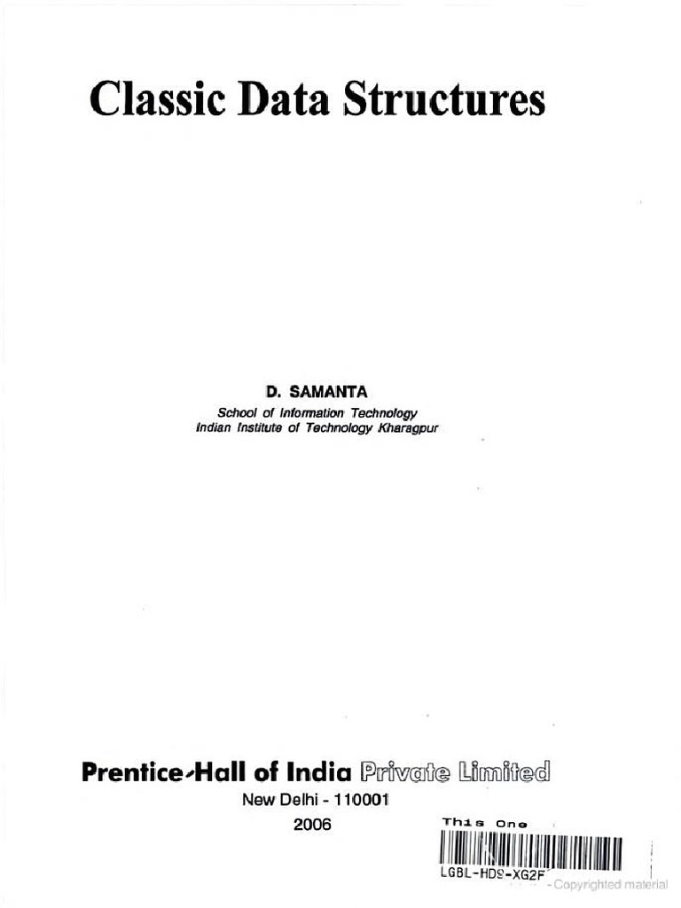Classic Data Structures by D. Samanta | PDF