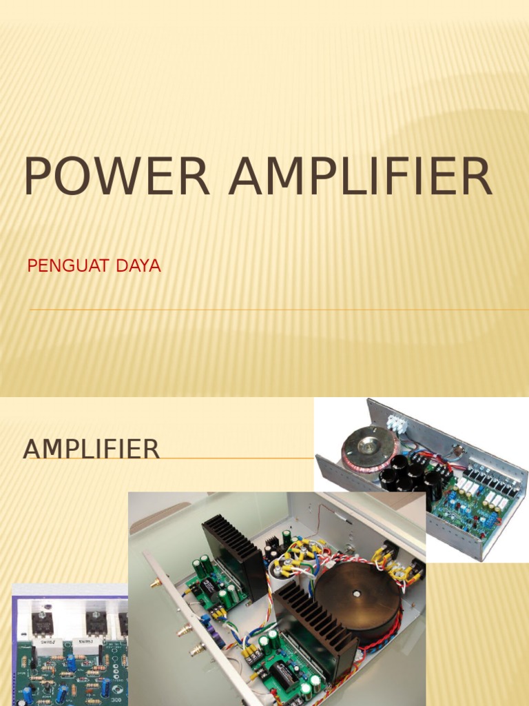 Power Amplifier Pdf