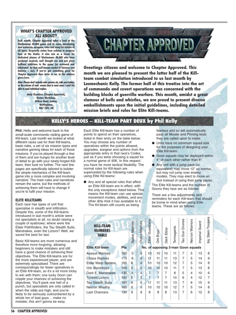 Kill Team Part2 | PDF | Leisure