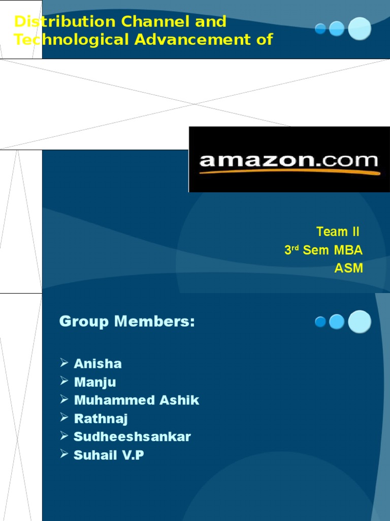 Amazon's Distribution Channel Strategy | PDF
