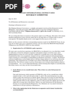 Rotary Club Induction Ceremony Script | PDF | Clubs And Societies