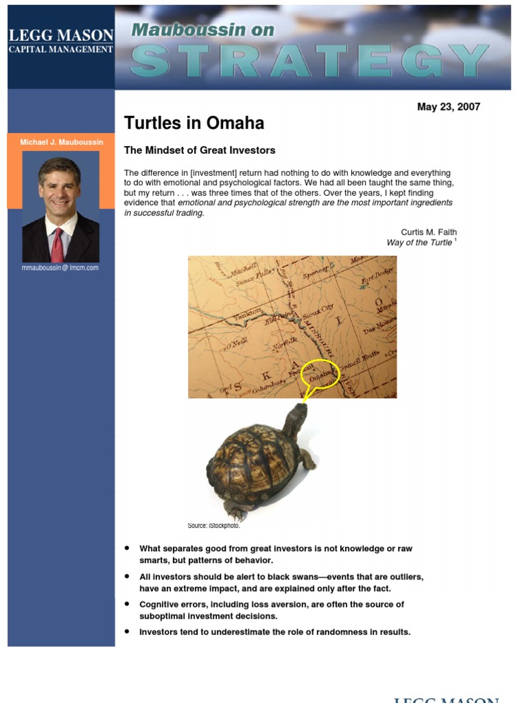 Turtles of Omaha 052307 - Michael Mauboussin | PDF | Investor ...