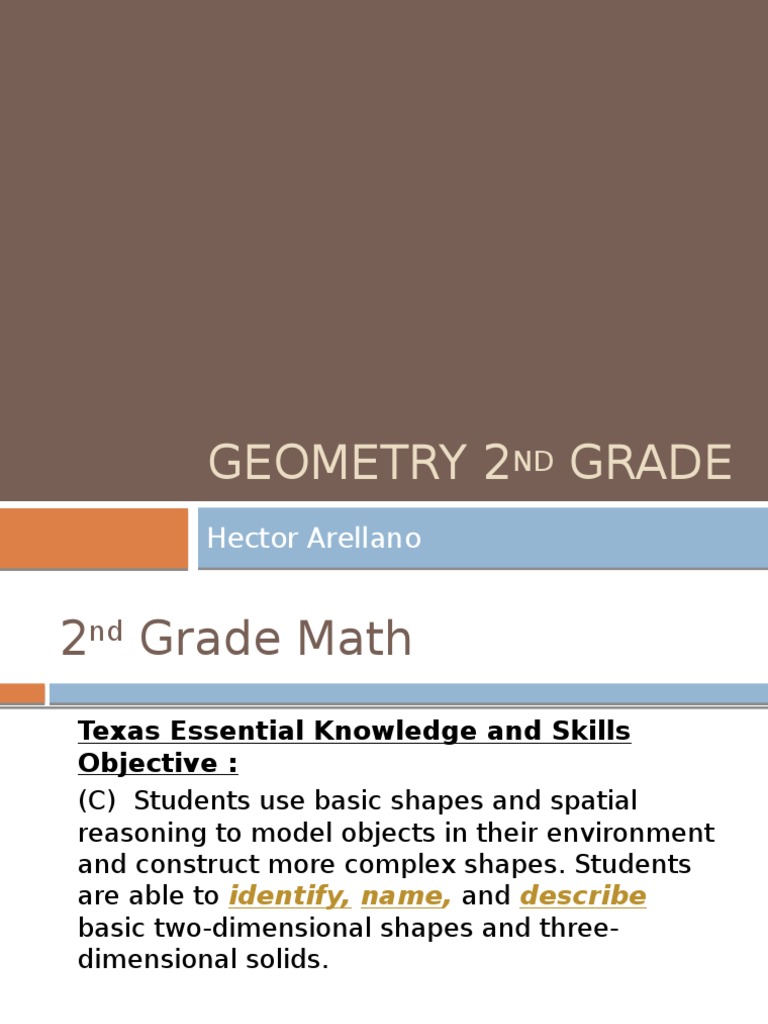 2nd Grade Geometry Basics Guide | PDF