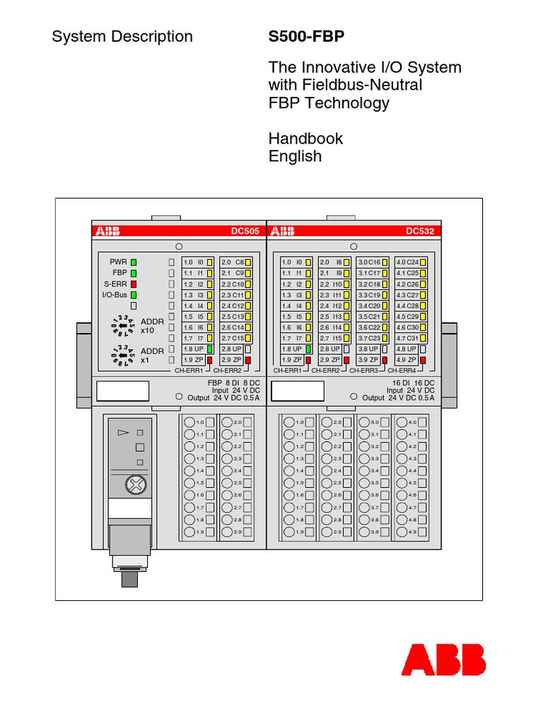 ABB S500-FBP Handbook - Hardware PDF | PDF | Electrical Connector ...