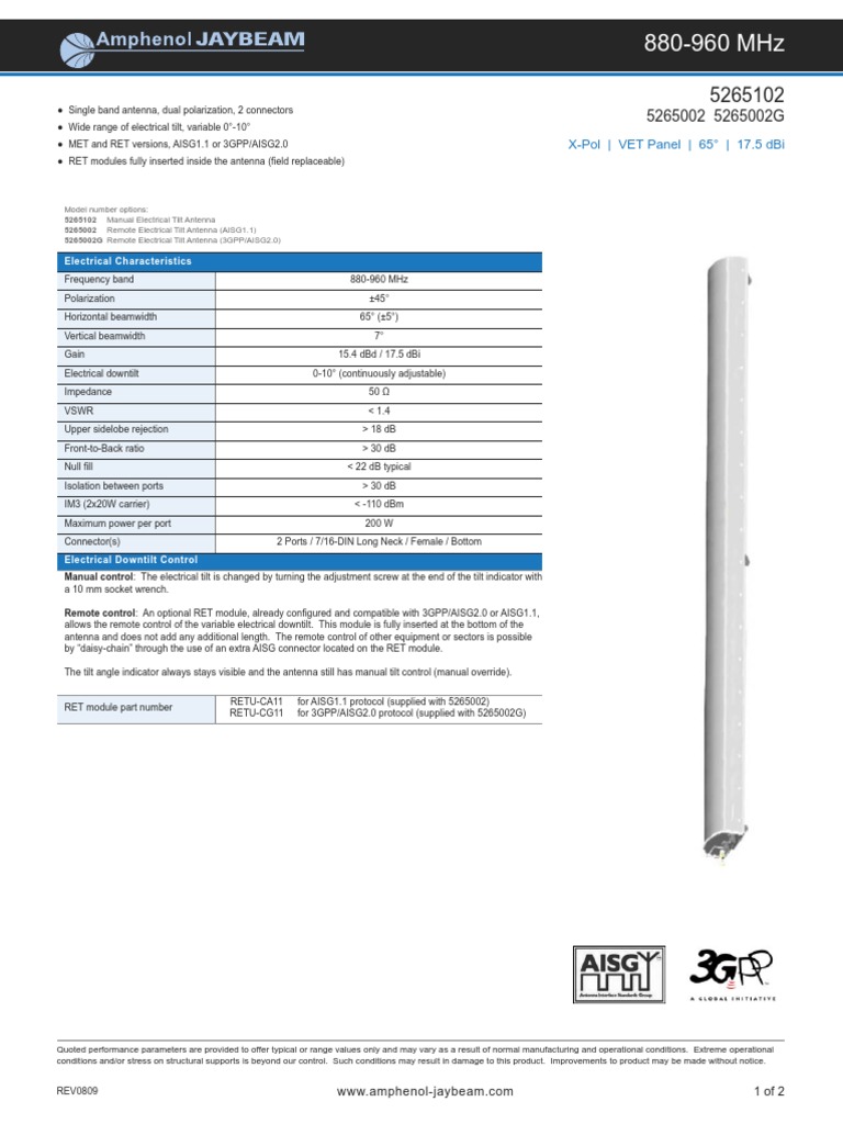 Jaybeam 5265102 | PDF | Antenna (Radio) | Decibel