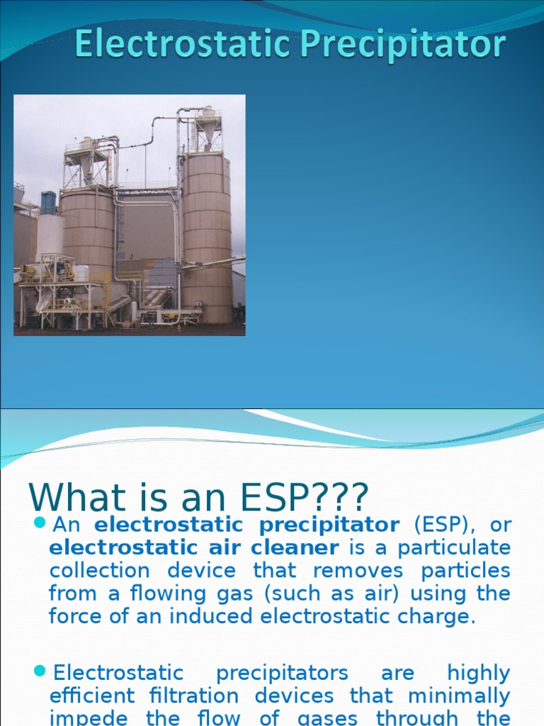 ESP | PDF | Chemical Engineering | Nature