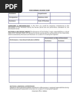 Employee KRA Sheet Template | PDF