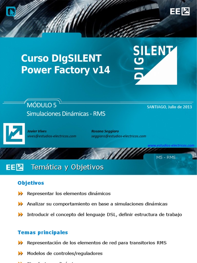 Simulaciones Dinámicas en DIgSILENT RMS | PDF | Energia electrica ...