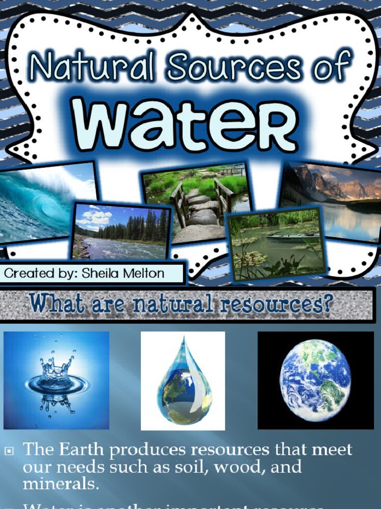 Natural Sources of Water Powerpoint | PDF