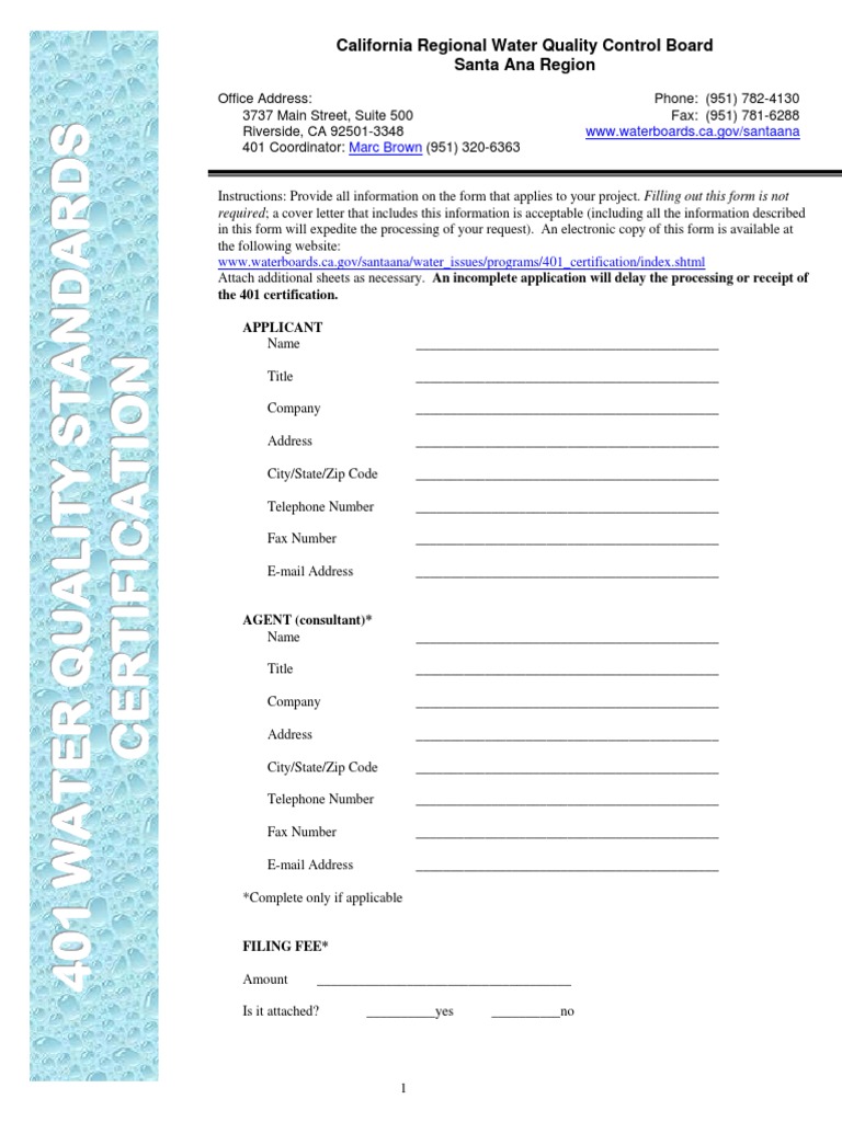 California Regional Water Quality Control Board Santa Ana Region | PDF ...