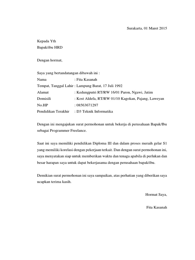 CV Ku | PDF | Karier & Perkembangan