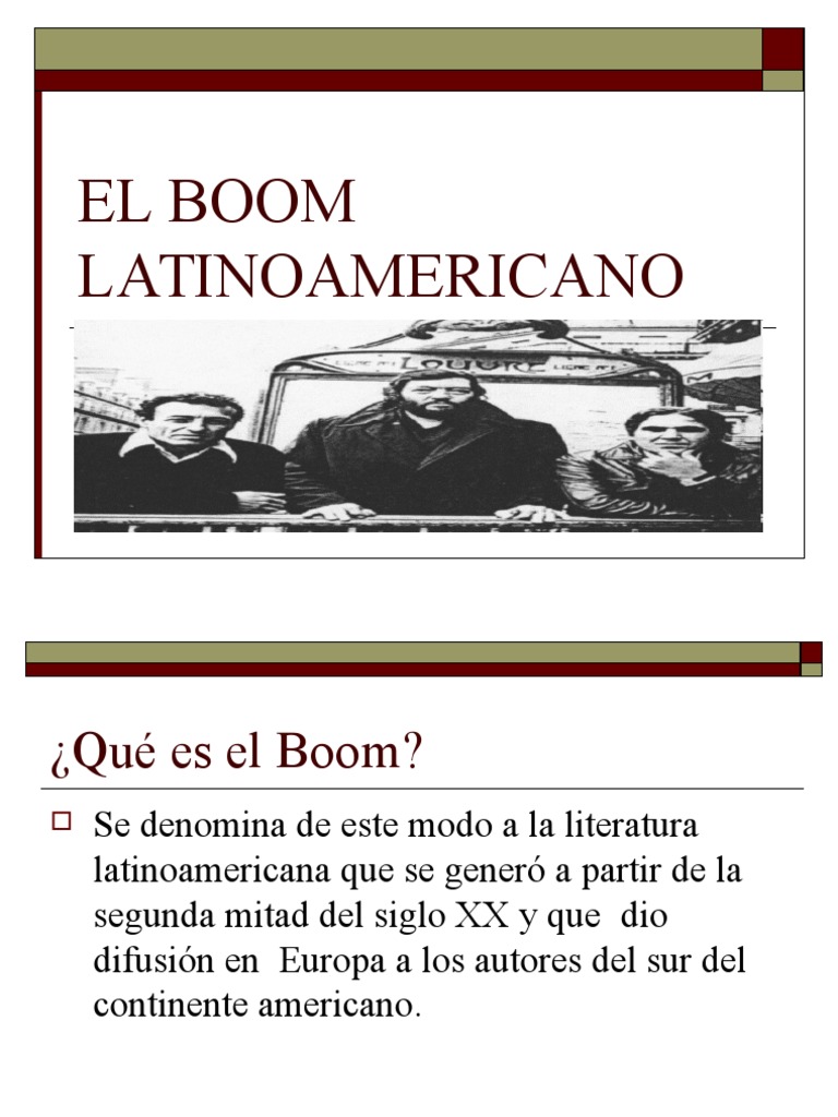 El Boom Latinoamericano en Literatura | PDF | Gabriel García Márquez ...