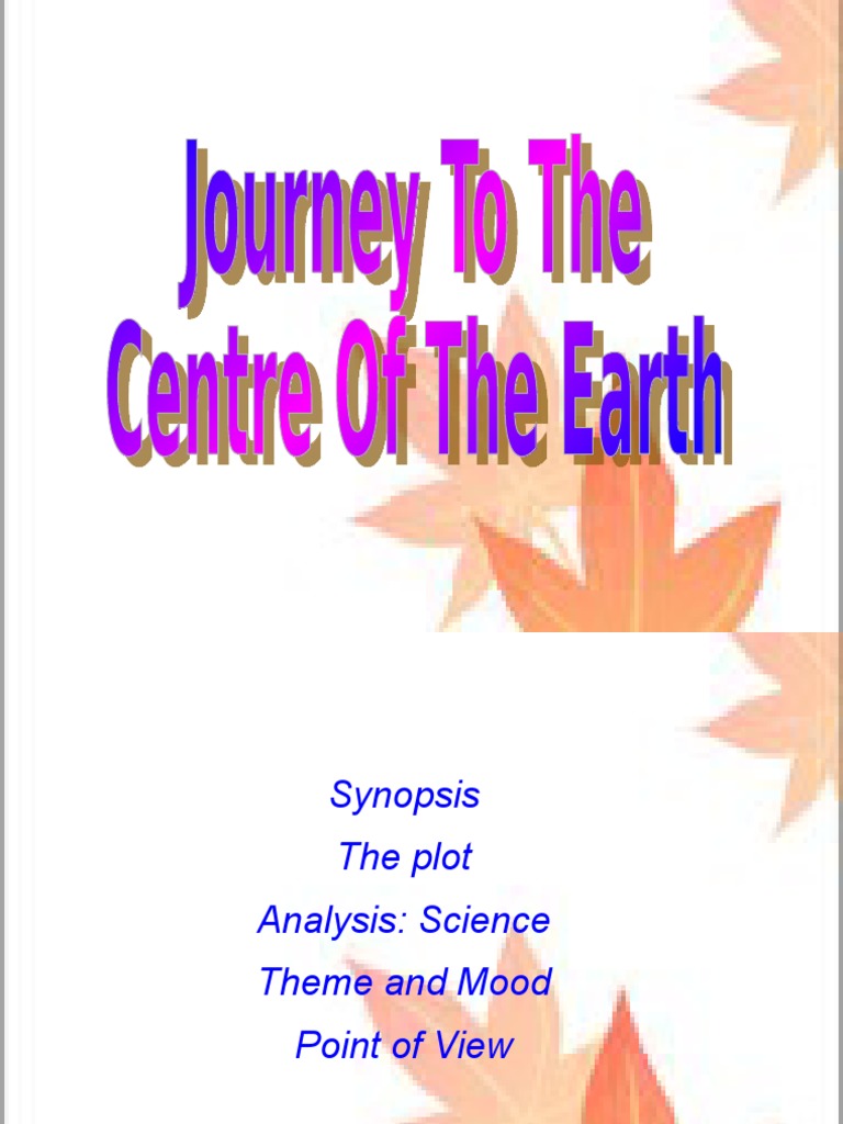 Journey To The Centre of The Earth | PDF | Journey To The Center Of The ...