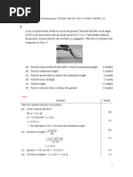 Projectile Motion Practice Questions | PDF | Projectiles | Acceleration
