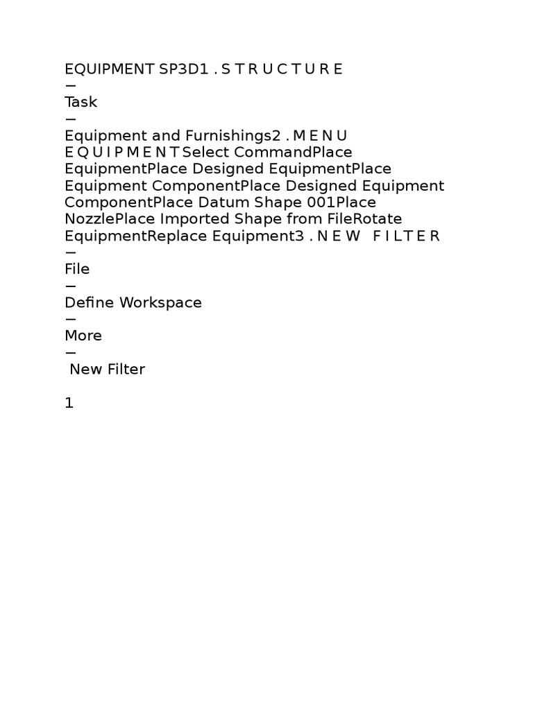 SP3D Equipment Placement Guide | PDF | Gas Technologies | Mechanical ...