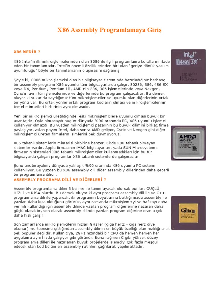 80x86 Processor | PDF