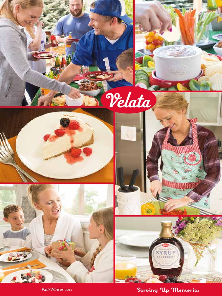 Velata Fall 2015 US/Can Catalog | PDF | Cheesecake | Chocolate