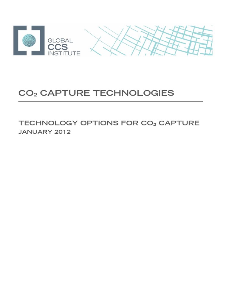 Co2 Capture Technologies | PDF | Carbon Capture And Storage | Natural Gas