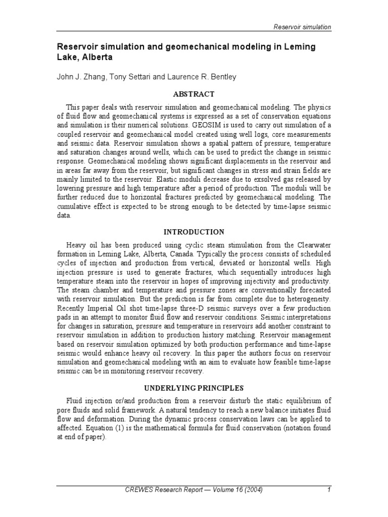Reservoire Description | PDF | Petroleum Reservoir | Reflection Seismology