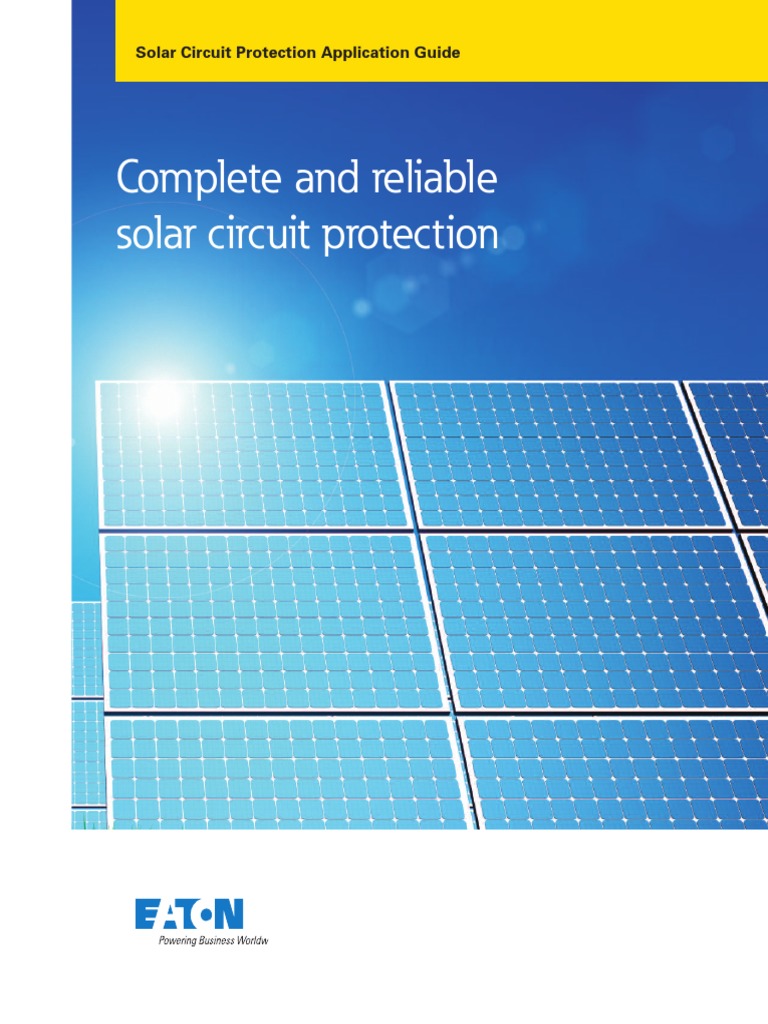 Eaton Guide Solar System Protection | PDF | Photovoltaics | Fuse ...