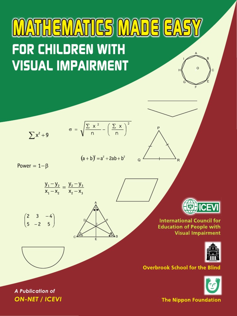 Mathematics - Made - Easy For Children - With - Visual Impairment PDF ...