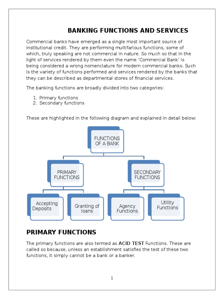 Banking Functions and Services | PDF | Credit Card | Banks